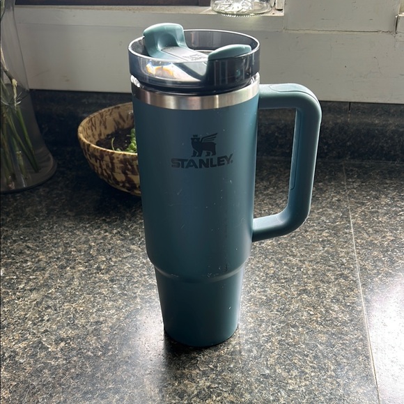 Stanley | Dining | Stanley Blue Travel Mug With Handle | Poshmark